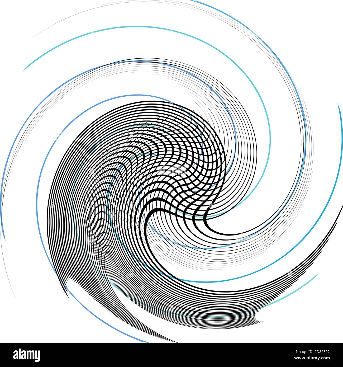 Overlaying abstract Spiral, Swirl, Twirl vector. Volute, helix ...