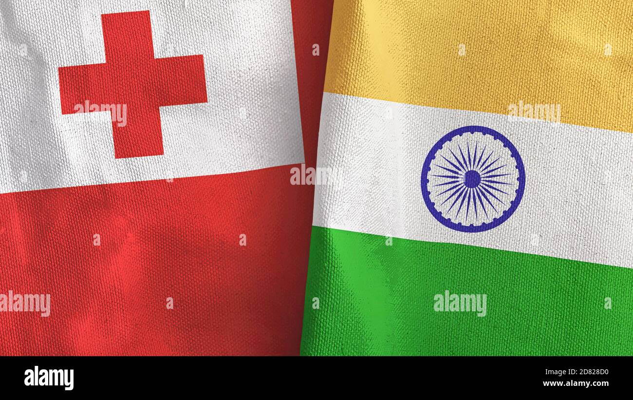 India tonga flag hi-res stock photography and images - Alamy