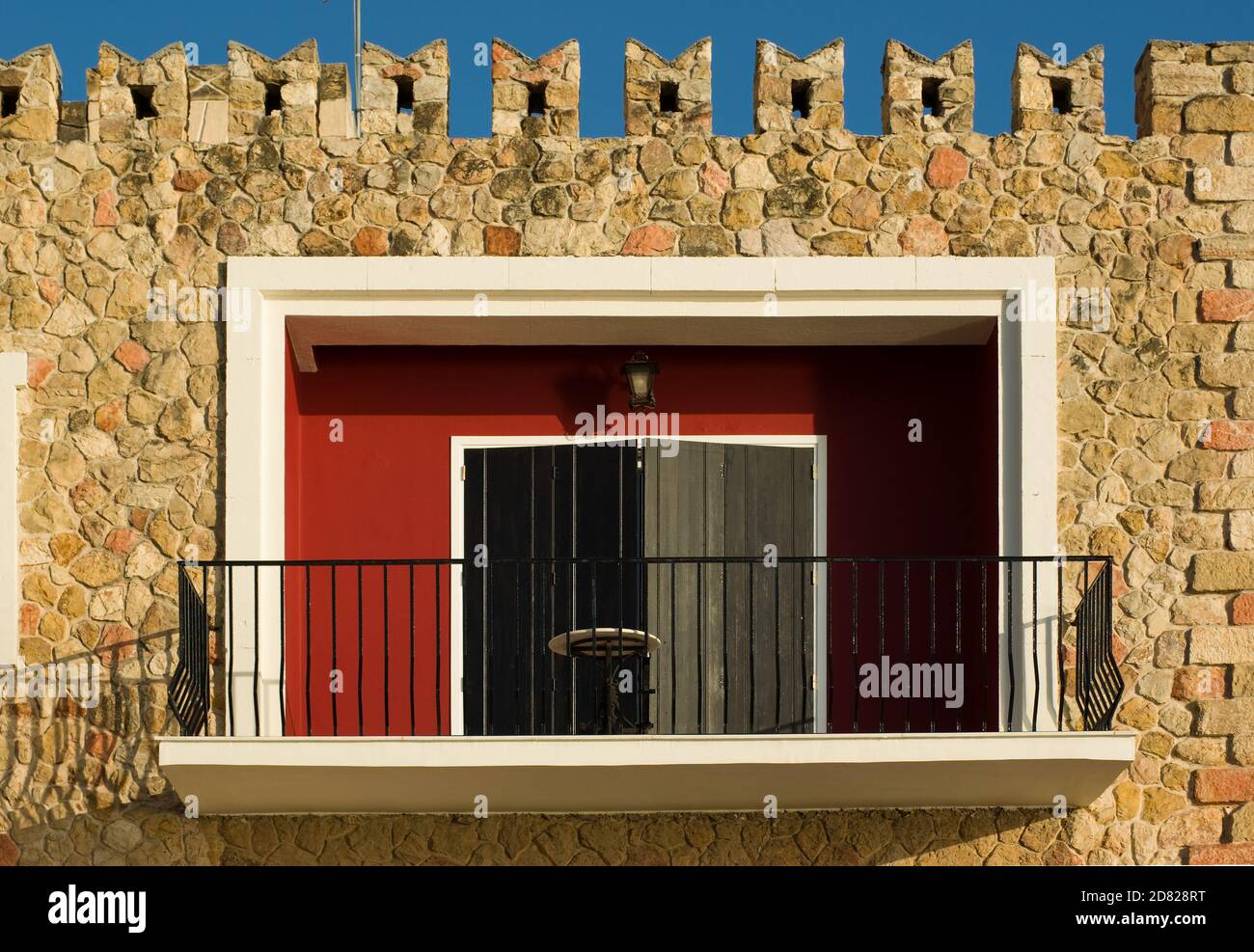Balcony house mediterranean stone hi-res stock photography and images ...