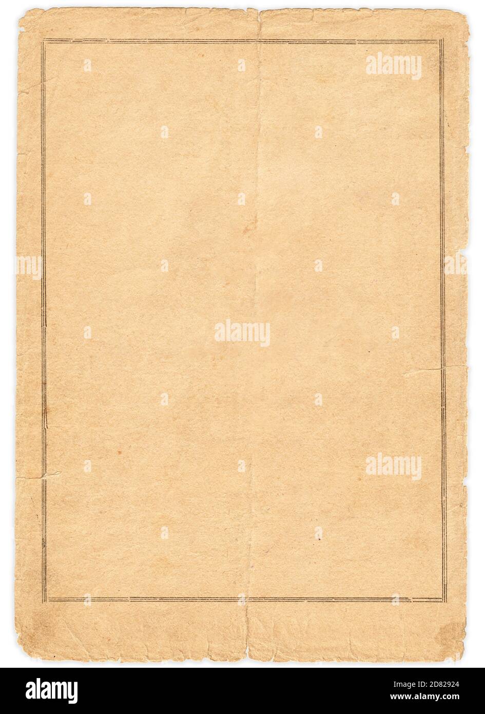 Old paper 1960 isolated on a white background Stock Photo - Alamy