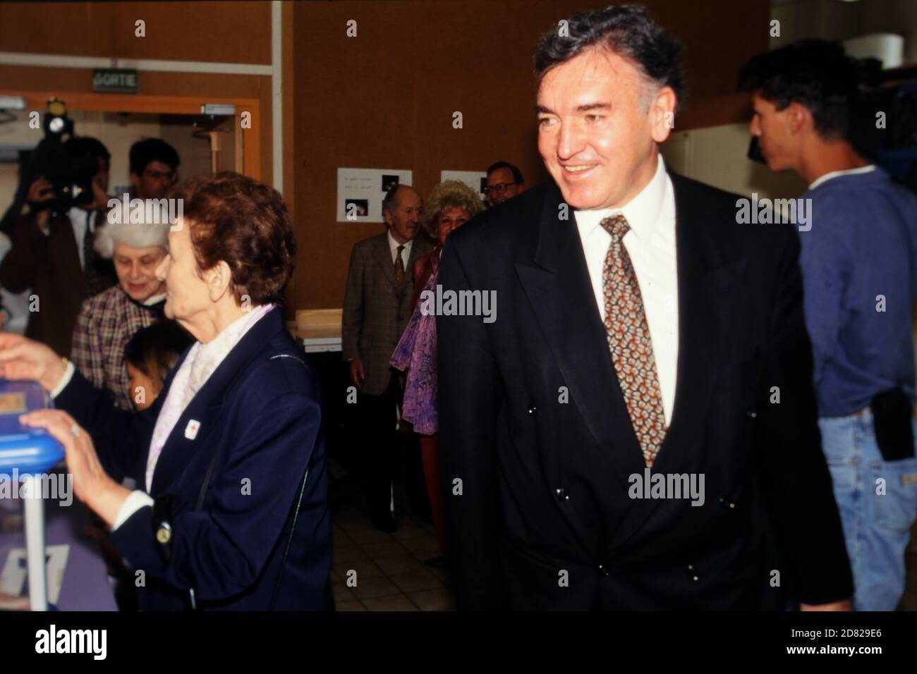 Jean-Michel Dubernard, Lyon, France, 1995 Stock Photo - Alamy