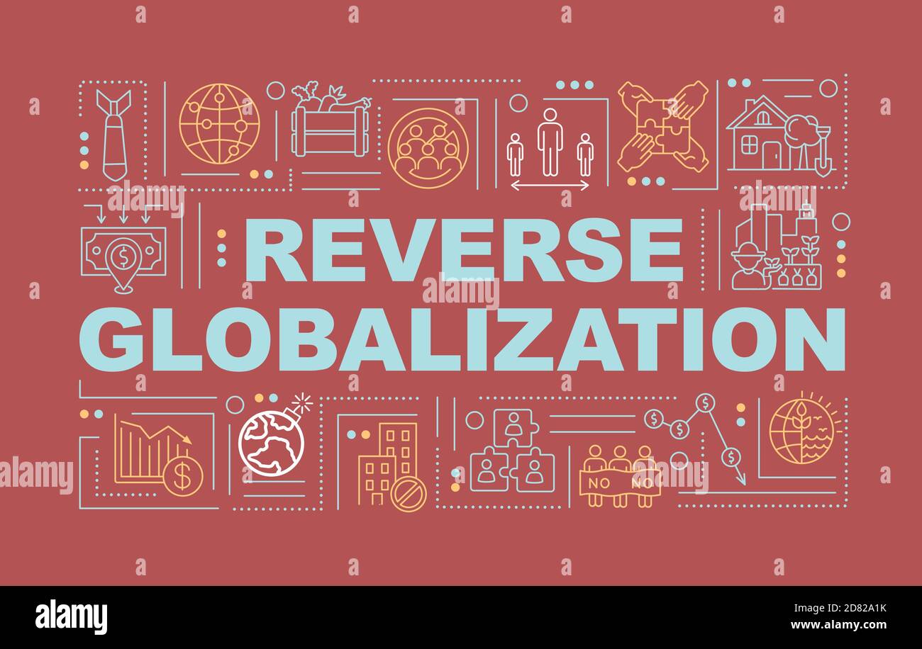 Reverse globalization word concepts banner Stock Vector Image & Art - Alamy