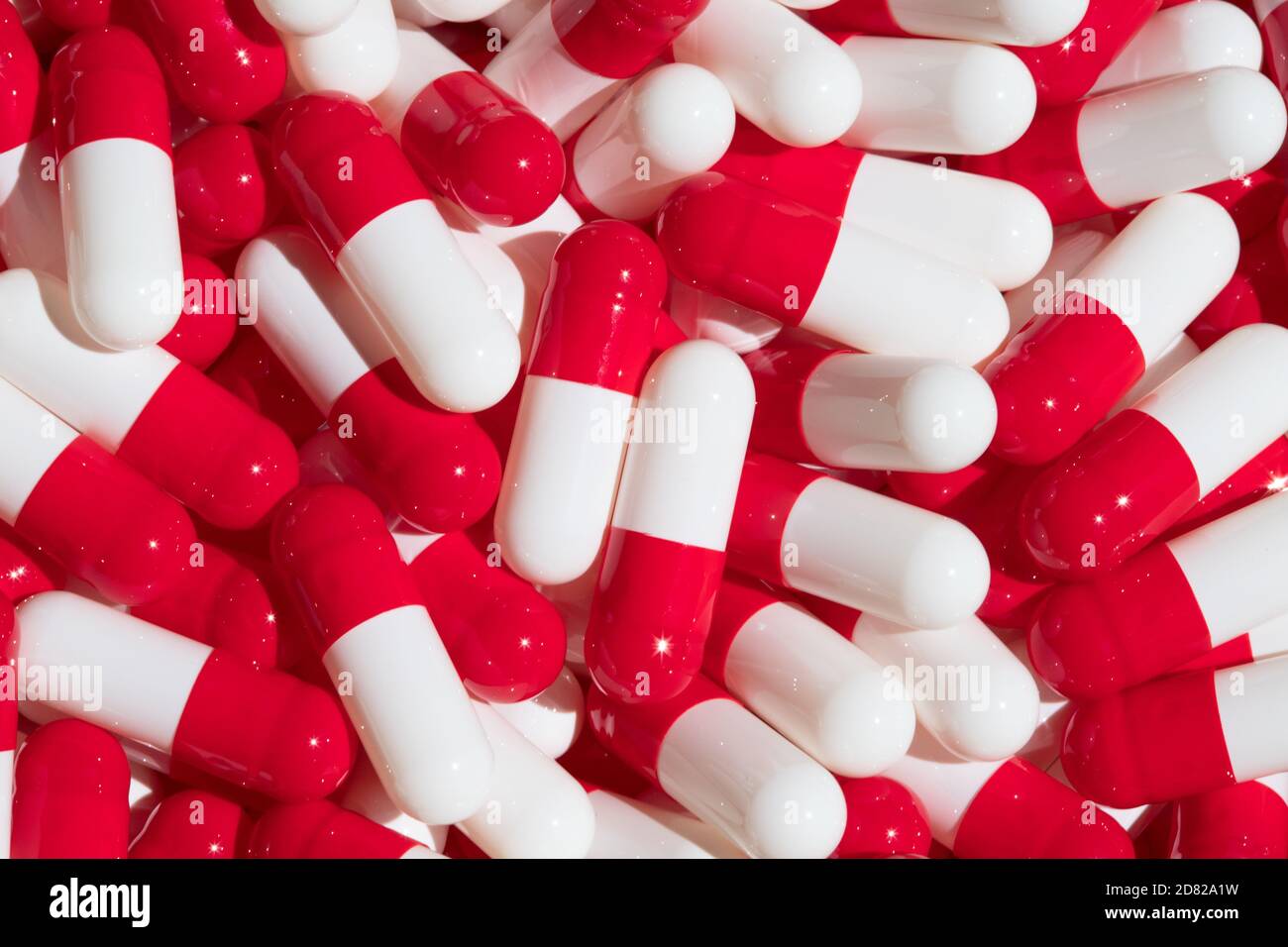 Collection of the colorful capsules with medicines Stock Photo - Alamy