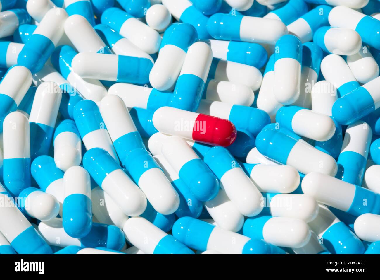 Collection of the colorful capsules with medicines Stock Photo - Alamy