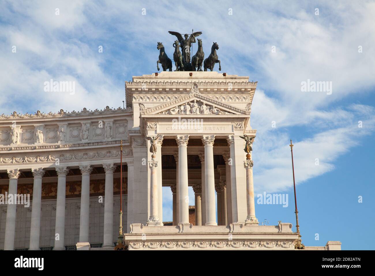 Famous "Altare della Patria" in Rome, Italy Stock Photo - Alamy