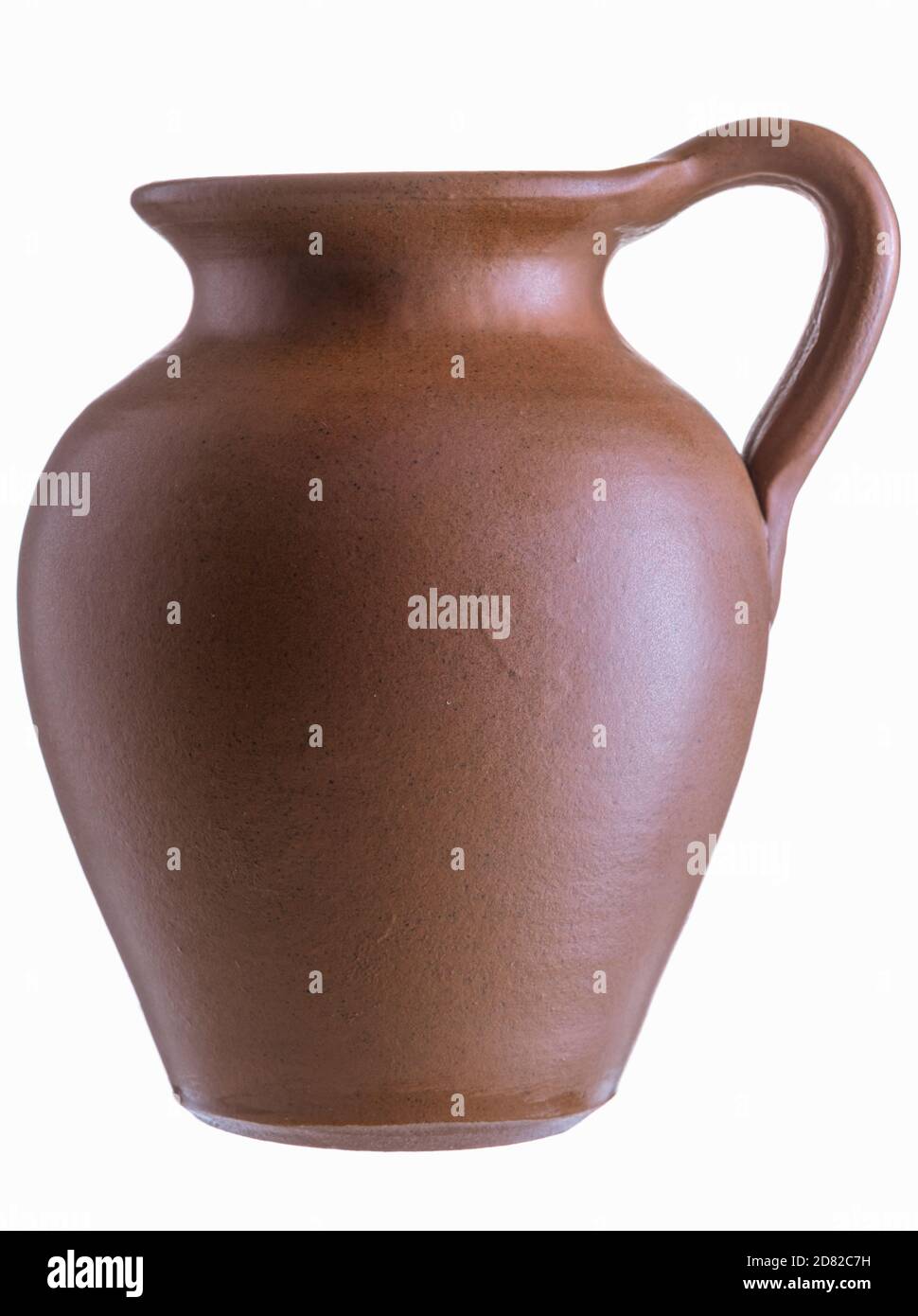 Clay pot, amphora, handmade isolate on a white background Stock Photo ...