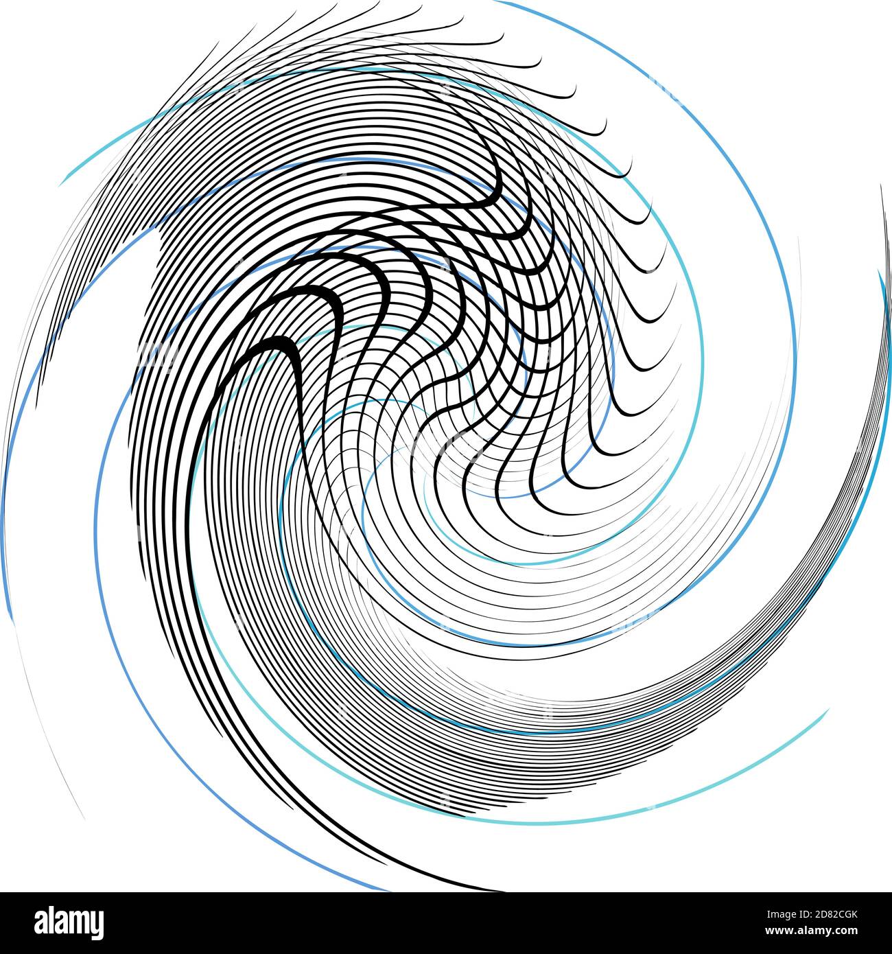 Overlaying abstract Spiral, Swirl, Twirl vector. Volute, helix ...