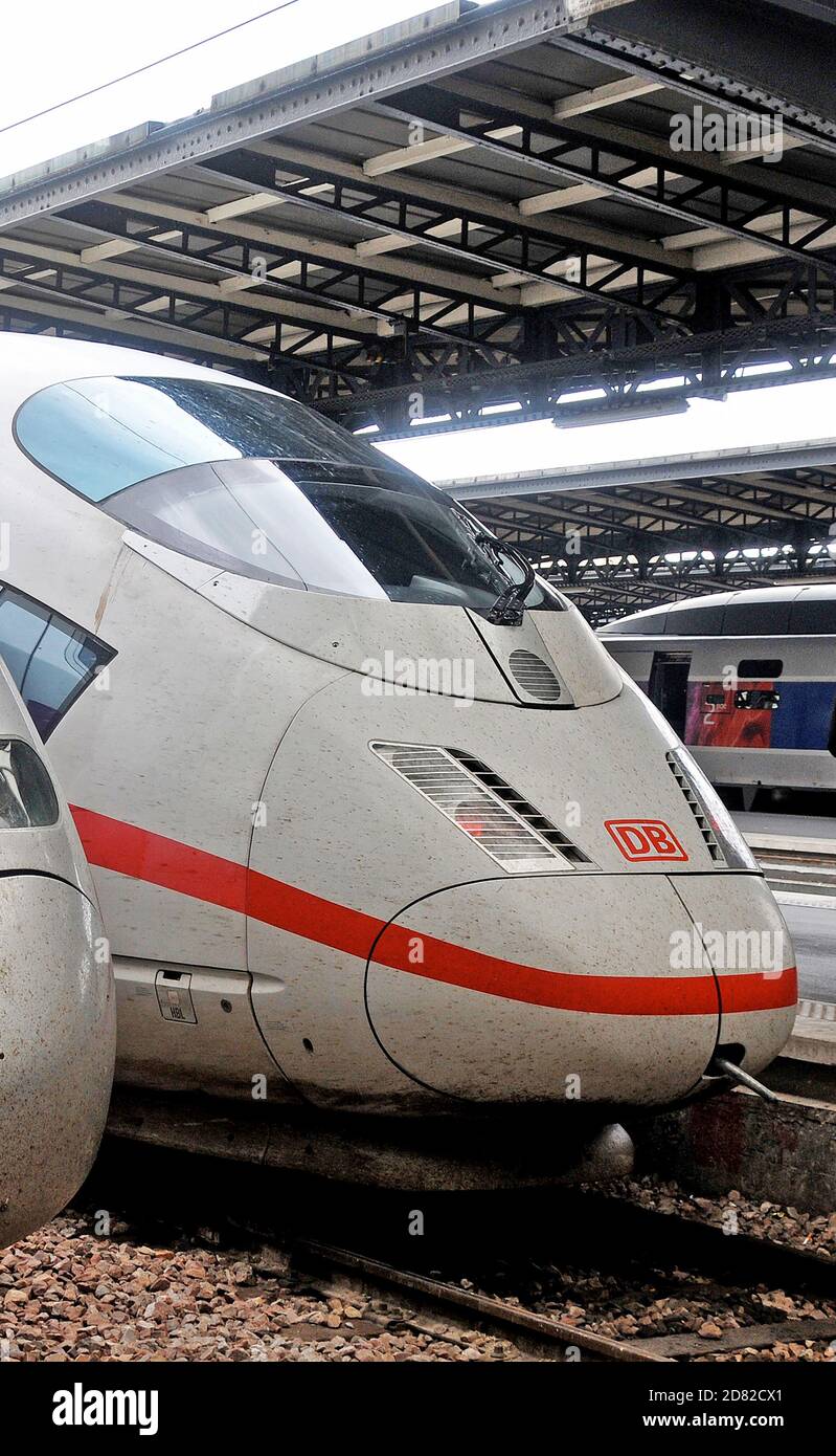 Interior german bahn train hi-res stock photography and images - Alamy