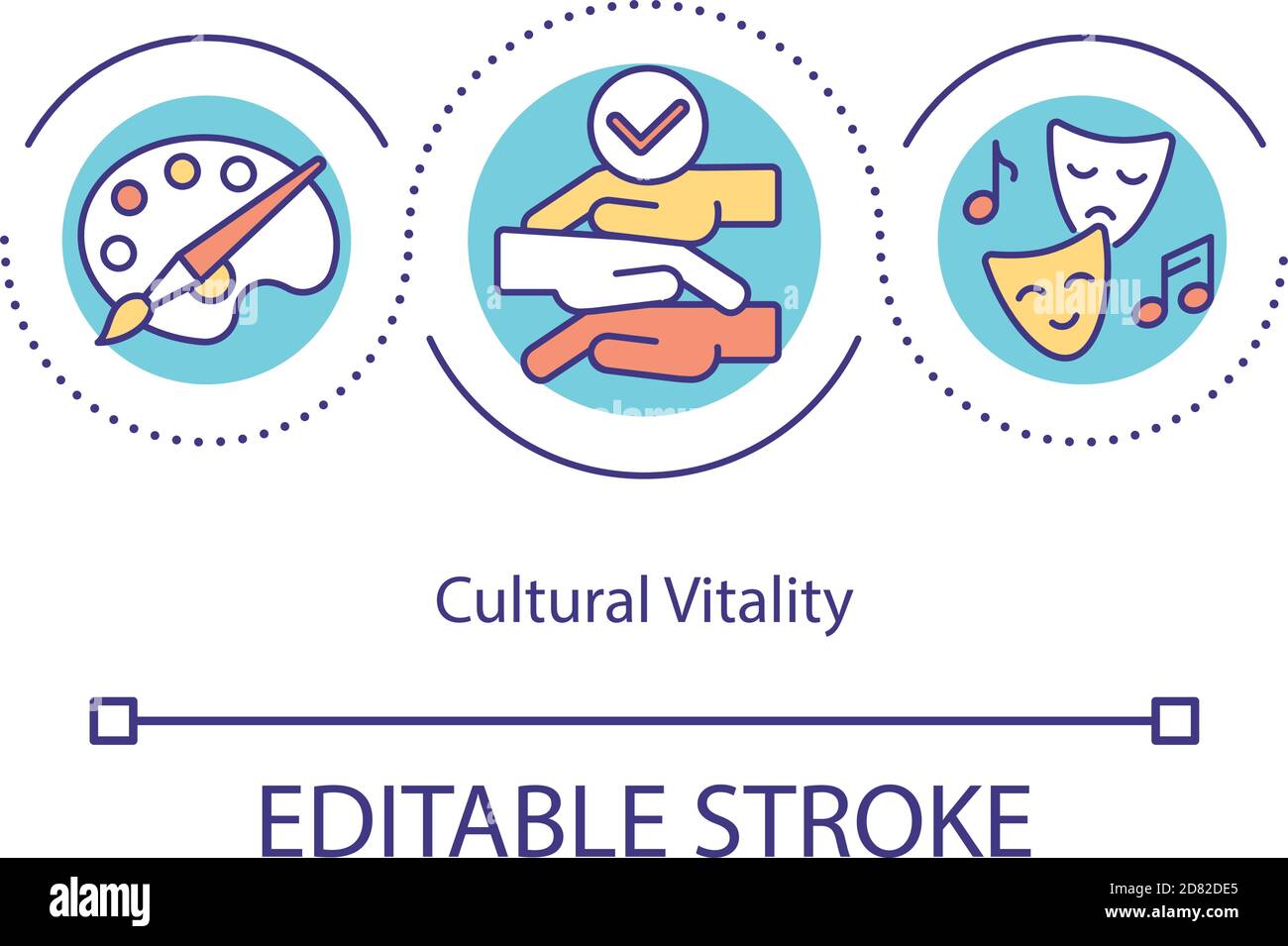 Cultural vitality concept icon Stock Vector Image & Art - Alamy