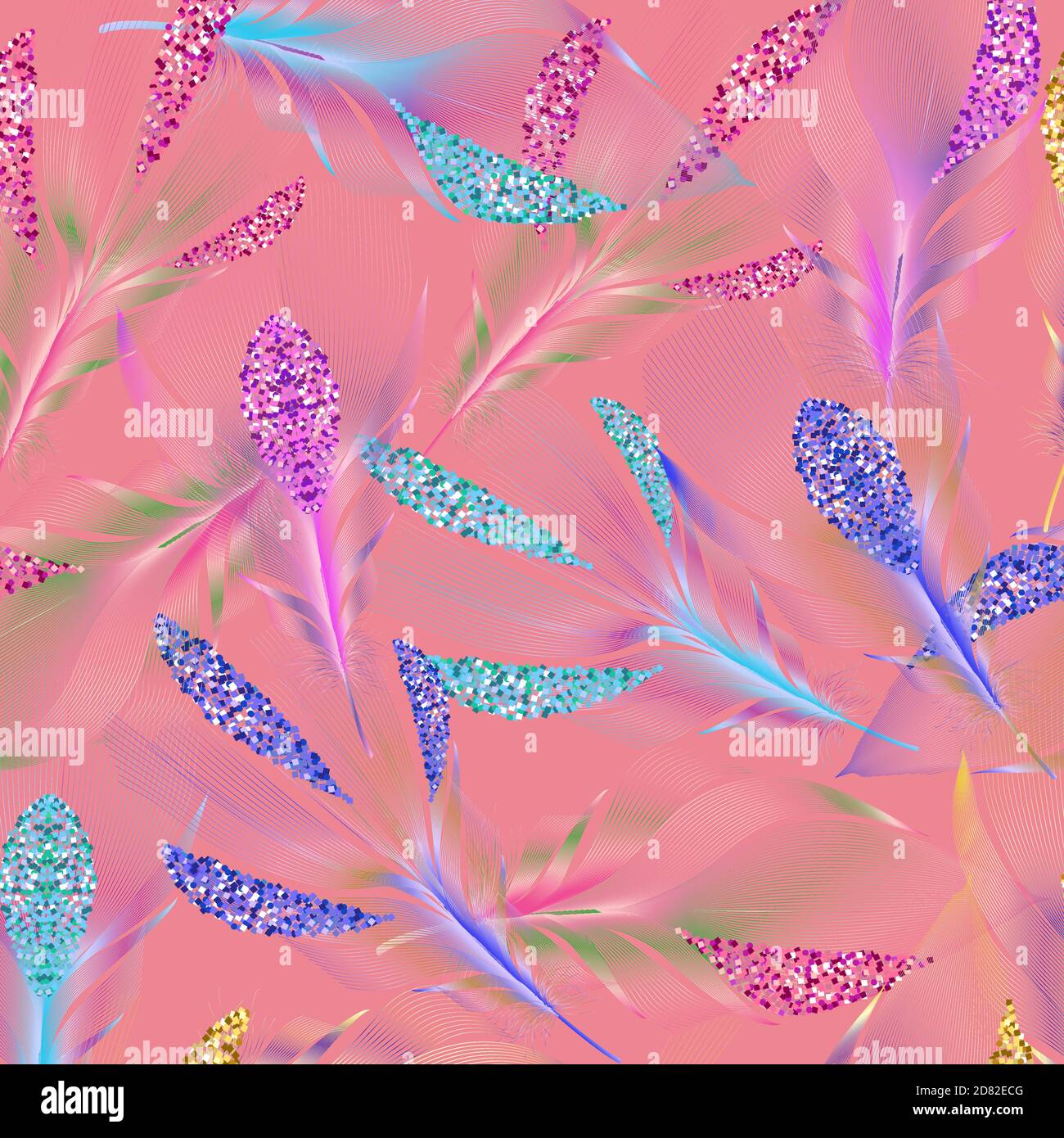 Abstract seamless pattern.Boho style Stock Vector Image & Art - Alamy