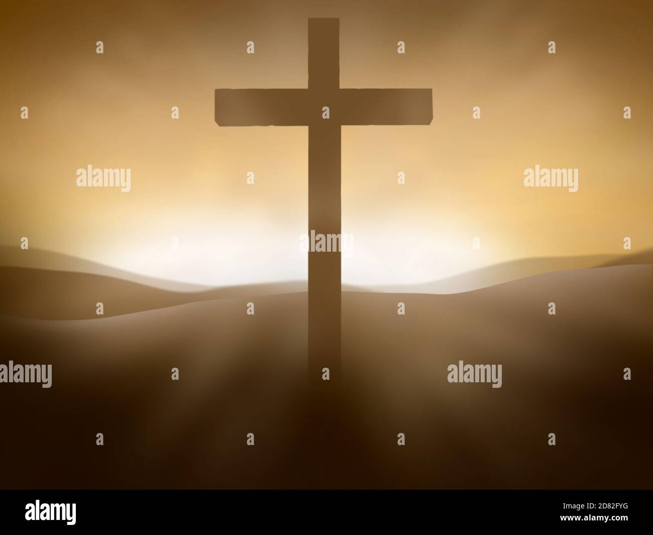 Cross of Jesus Christ Stock Photo - Alamy