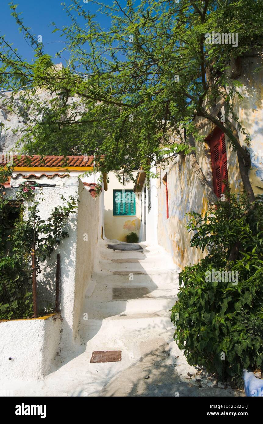 village of Anafiotika it is located directly under the north section of ...