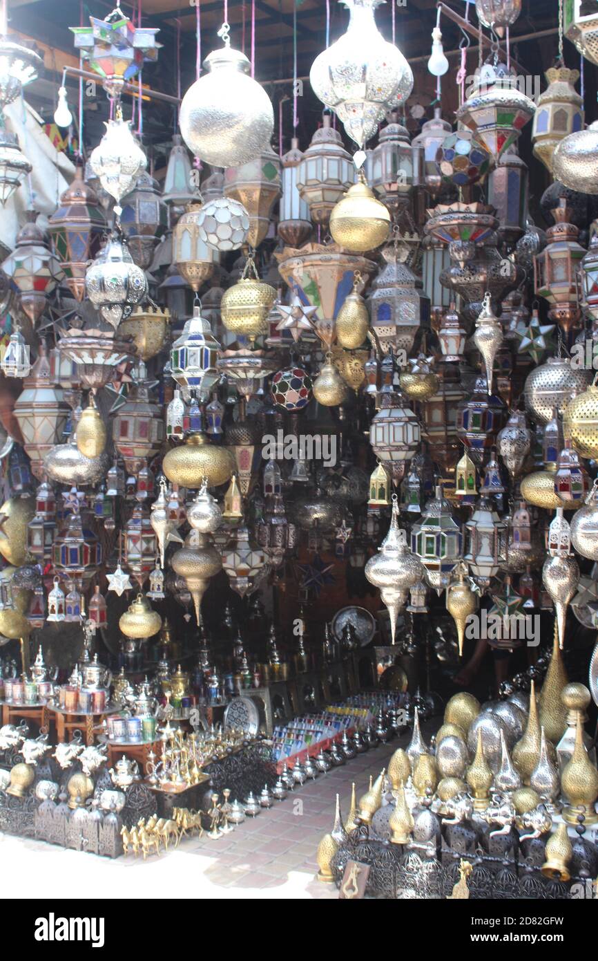 Lanterns in the Souk Stock Photo - Alamy