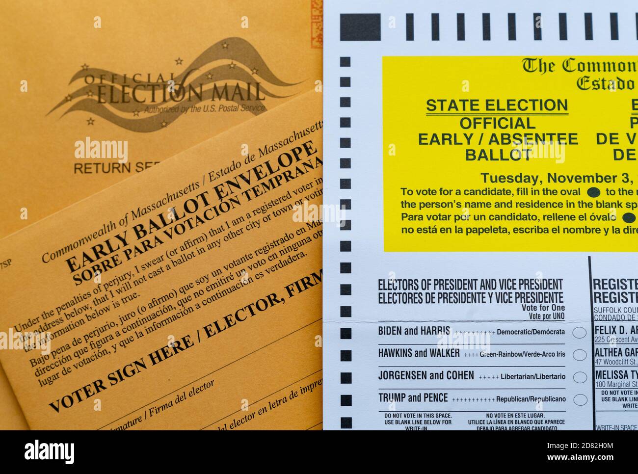 Early voting october 26 2020 hi-res stock photography and images - Alamy