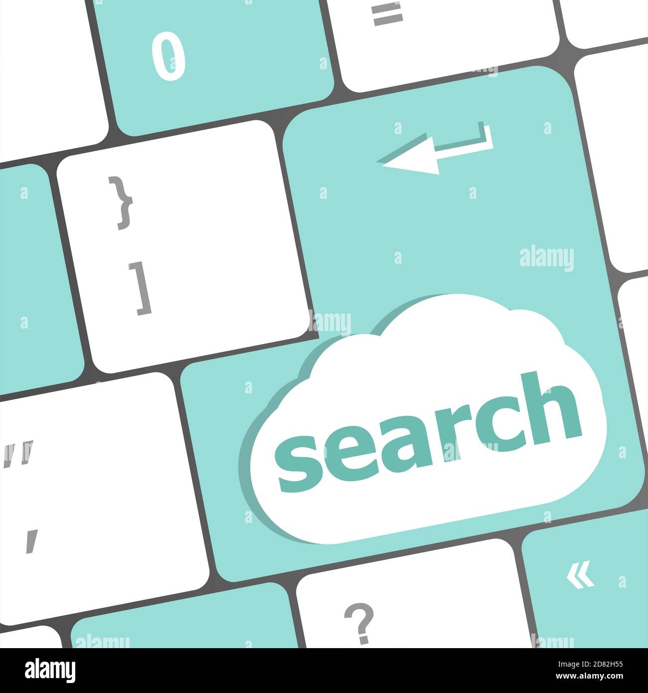internet search engine key showing information hunt concept Stock Photo ...