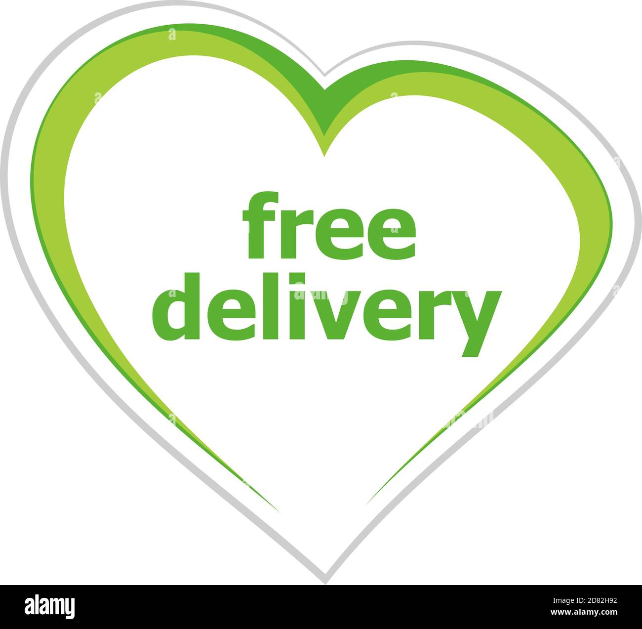 Text free delivery. Business concept Stock Photo - Alamy