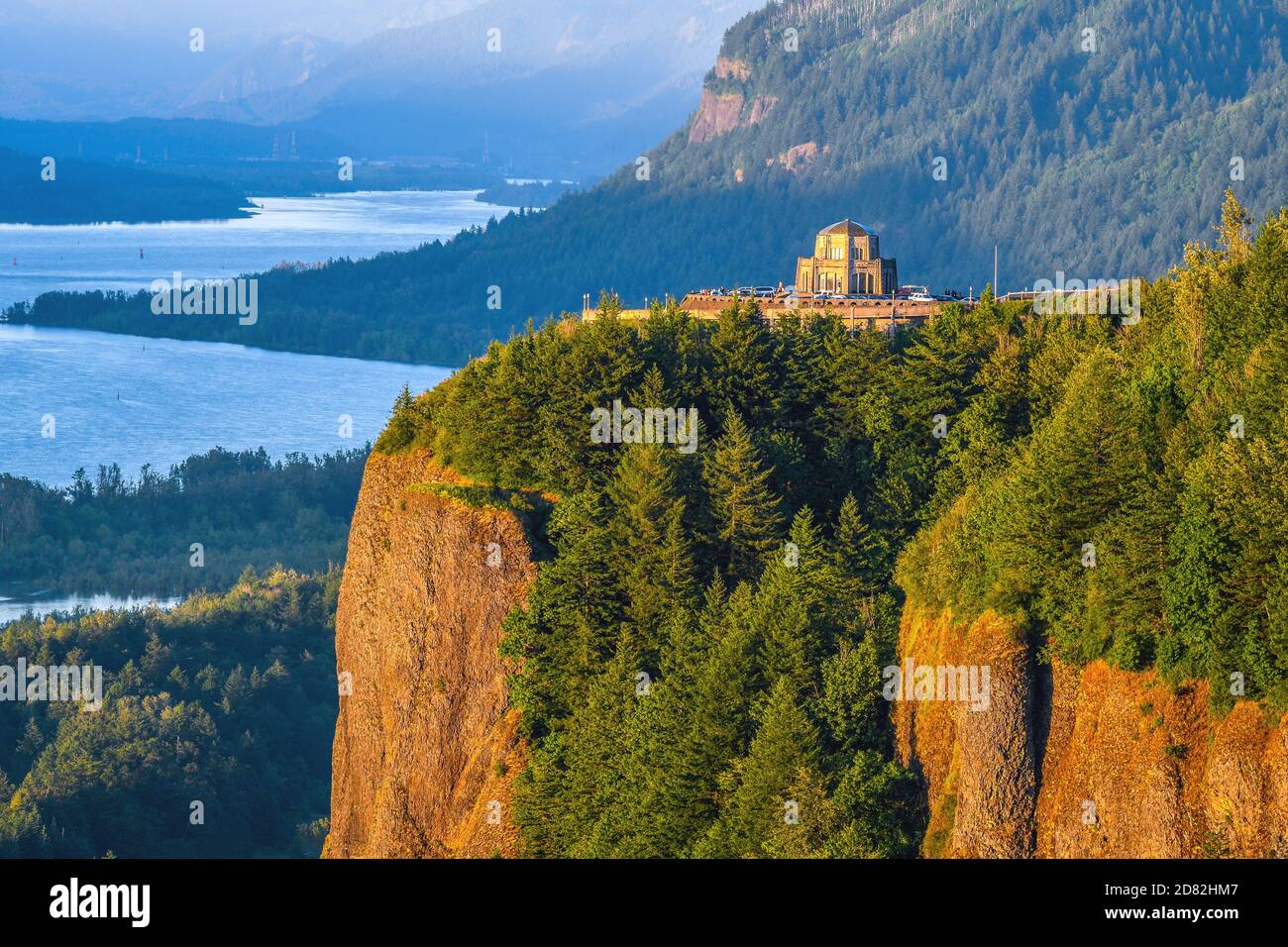 Columbia River Gorge Sunset, Oregon-USA Stock Photo - Alamy