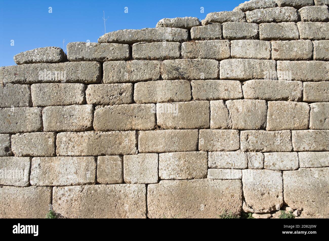 Cyclopean wall of The Treasury of Atreus or Tomb of Agamemnon at ...