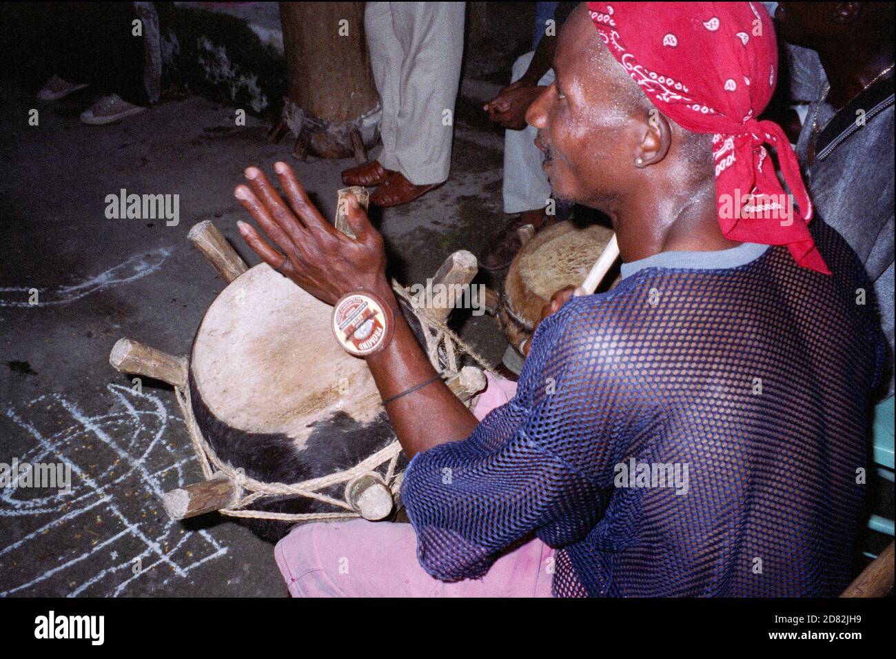 Voodoo ceremony in Haiti : building up the beat Stock Photo - Alamy