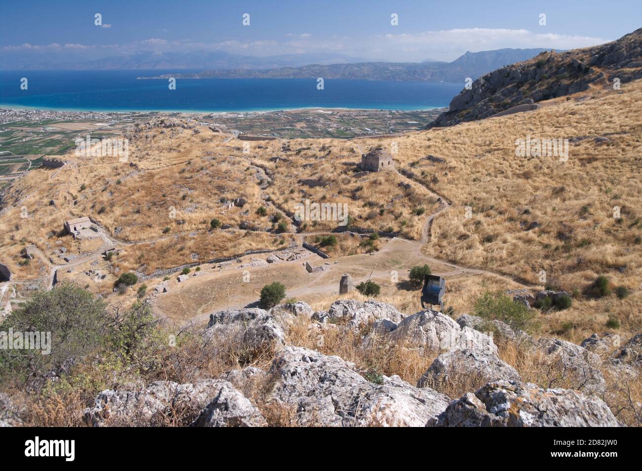 Acrocorinth ruins ancient hi-res stock photography and images - Alamy