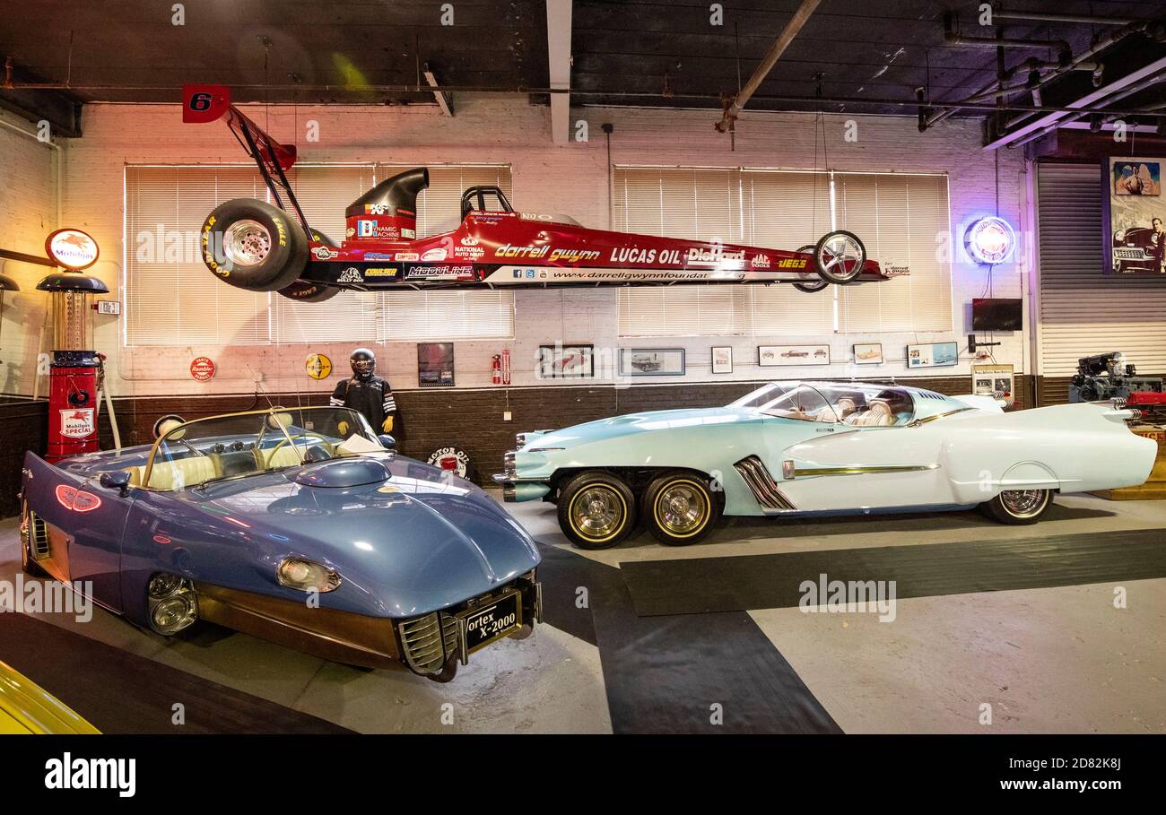 Chicago, USA. 25th Oct, 2020. Unique vehicles are seen at Klairmont ...
