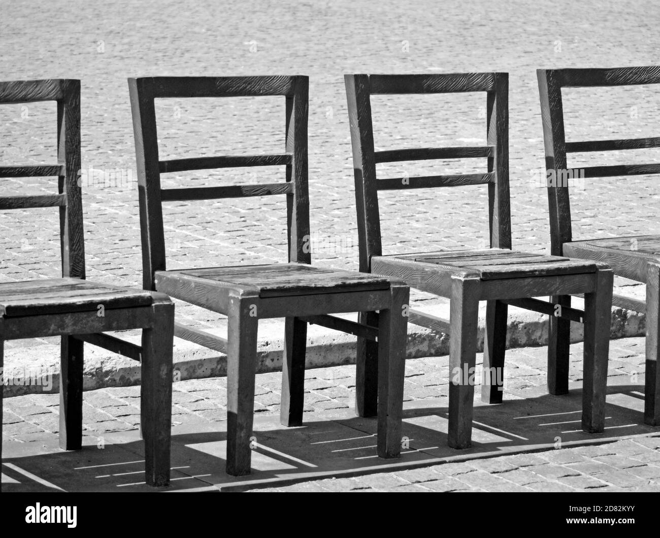 Empty bronze chairs holocaust victims hi-res stock photography and ...