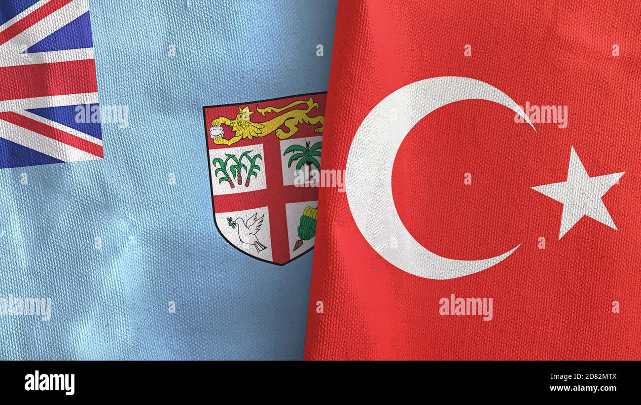 Turkey fiji flag hi-res stock photography and images - Alamy