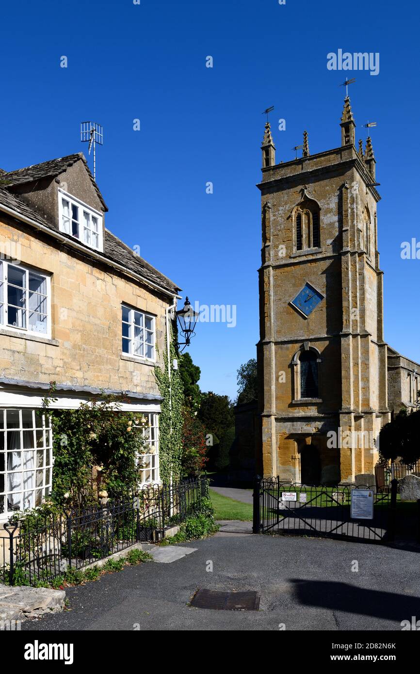 St Peter and Paul Blockley Church Gloucestershire England UK Stock ...