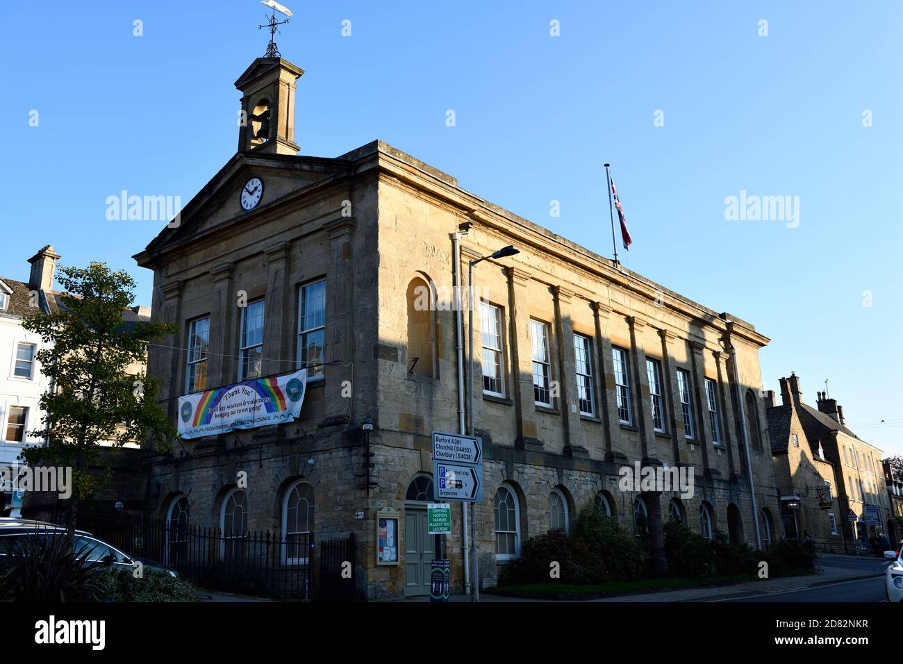 Chipping Norton Town Hall Stock Photo - Alamy
