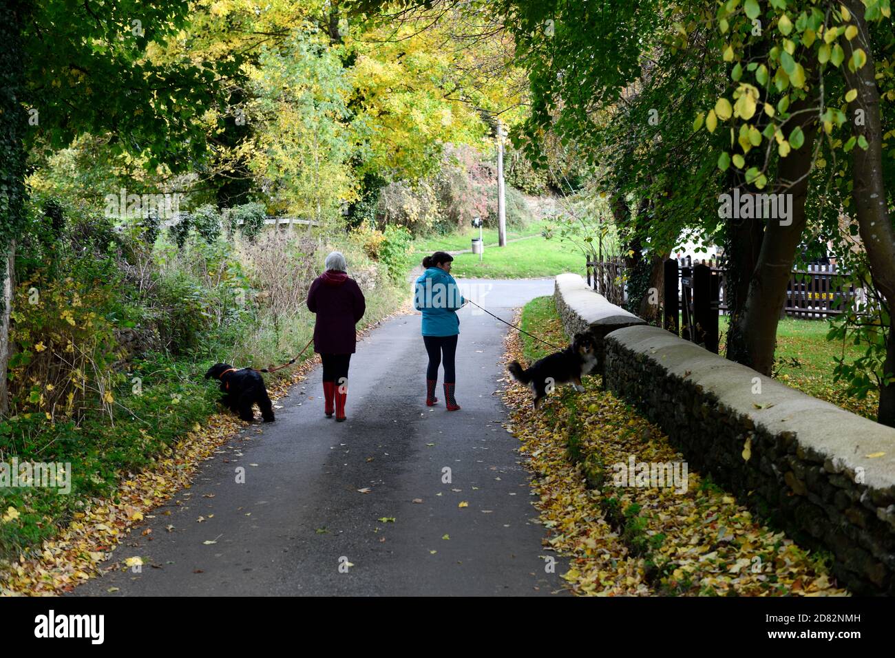Autumn in Hook Norton Oxfordshire England UK Stock Photo - Alamy