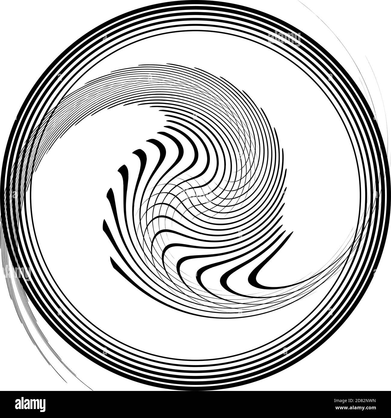 Overlaying abstract Spiral, Swirl, Twirl vector. Volute, helix ...