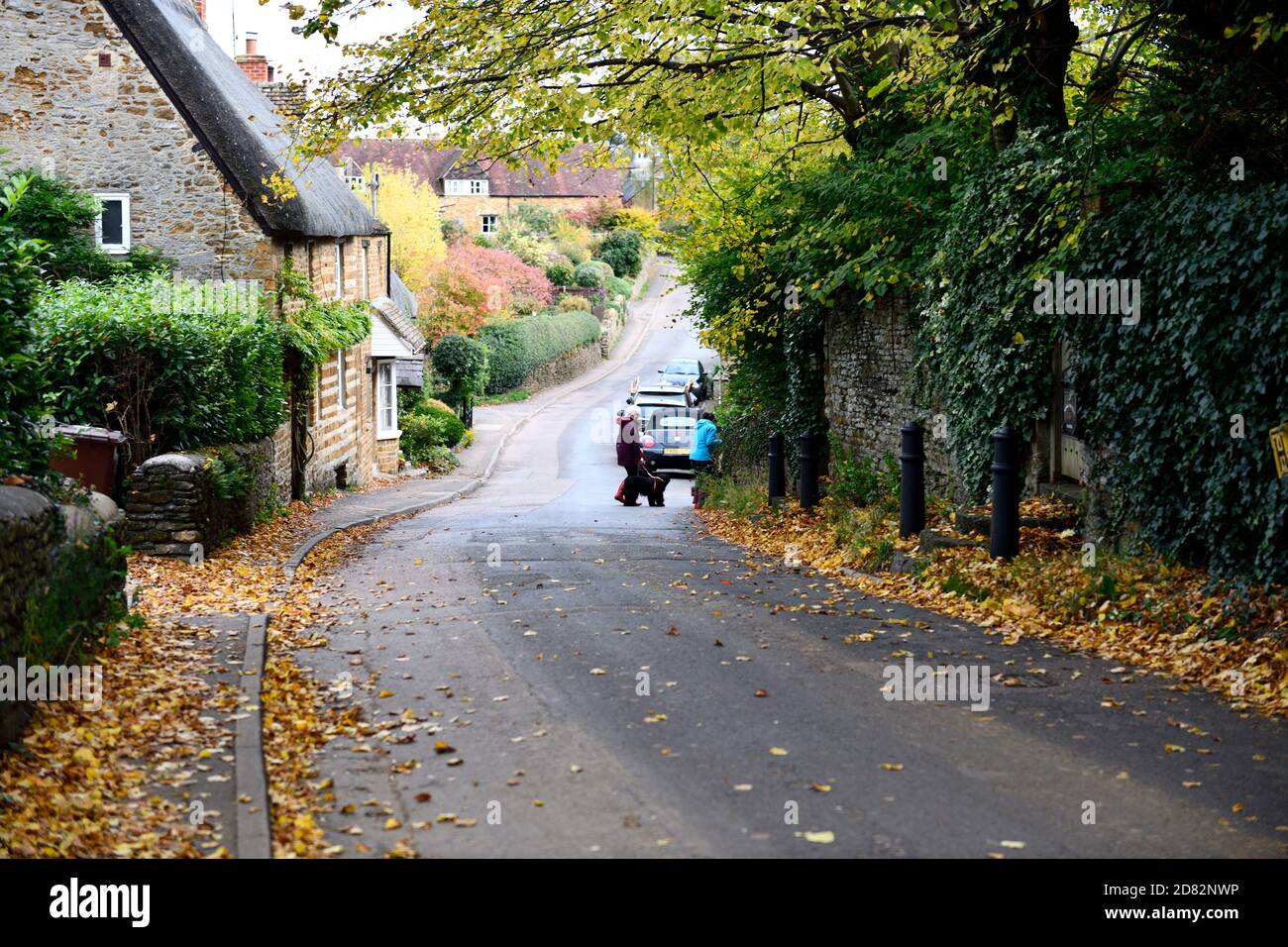 Autumn in Hook Norton Oxfordshire England UK Stock Photo - Alamy