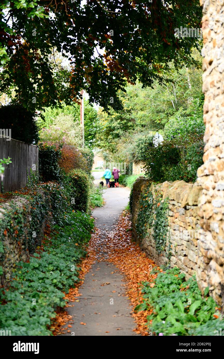 Autumn in Hook Norton Oxfordshire England UK Stock Photo - Alamy