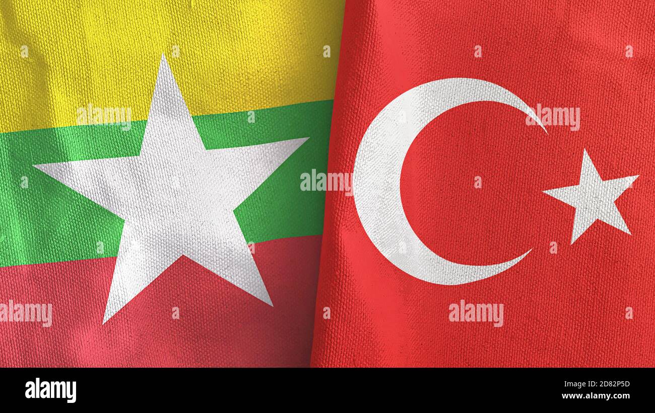 Myanmar turkey flag hi-res stock photography and images - Alamy