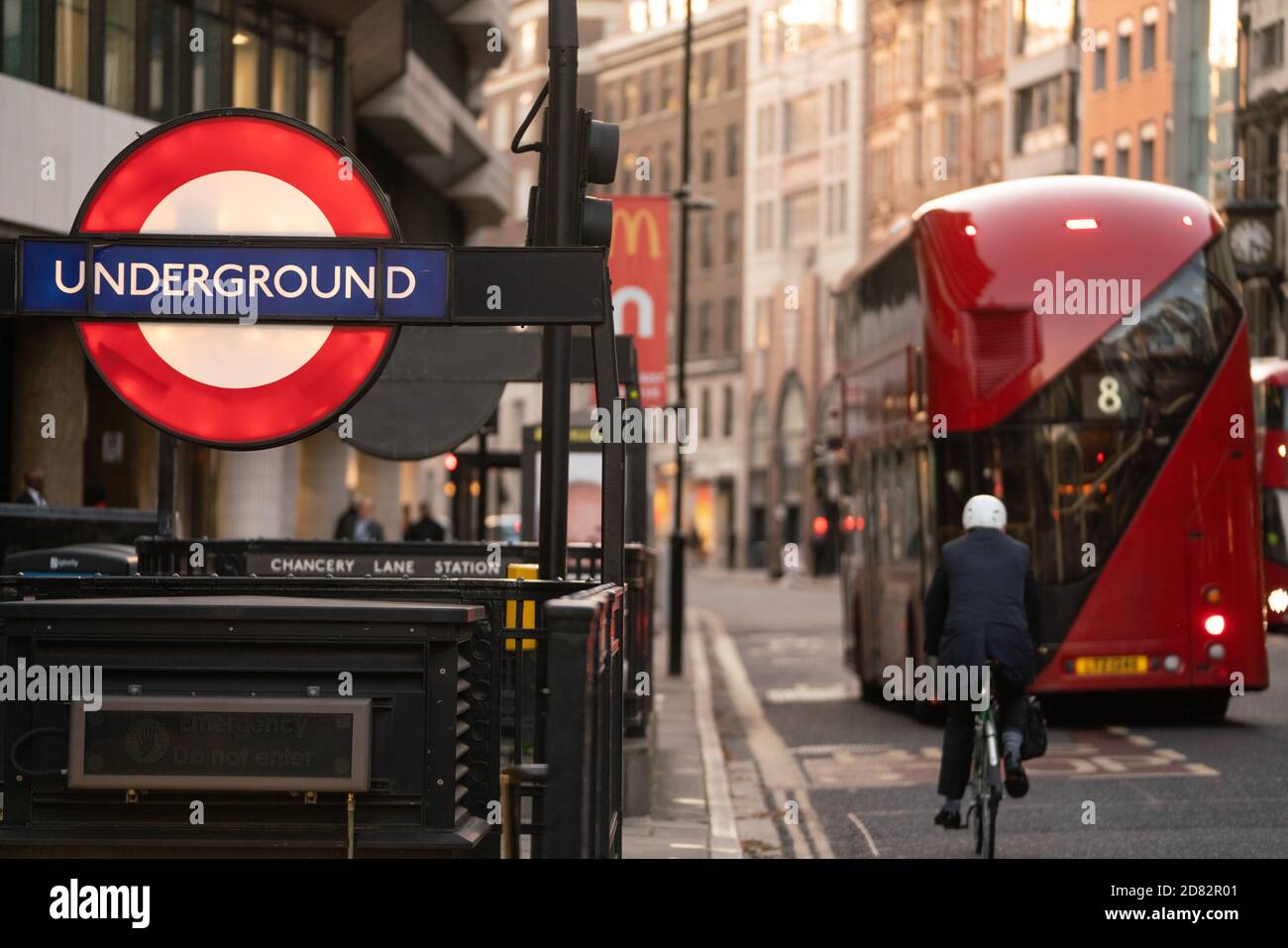 Chancery Lane underground tube station entrance Stock Photo - Alamy