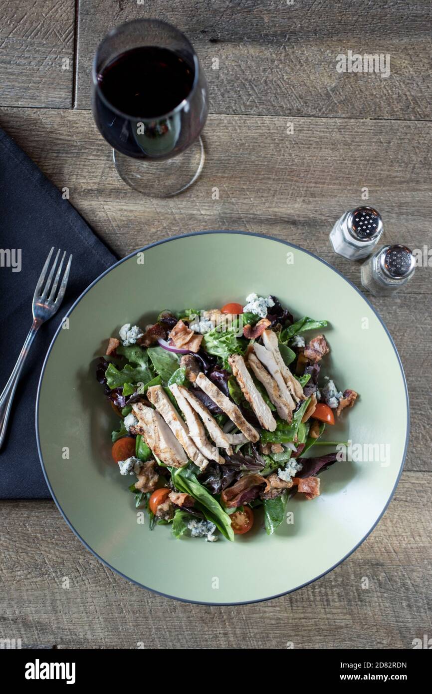 Grilled chicken bleu cheese hi-res stock photography and images - Alamy