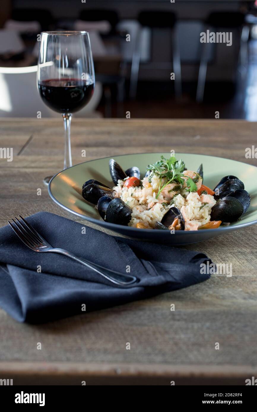 Italian shrimp risotto hi-res stock photography and images - Alamy