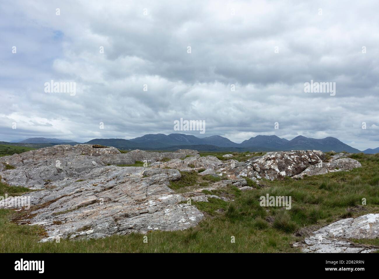 This image, with it's rocks and mountains, is typical of the Connemara ...
