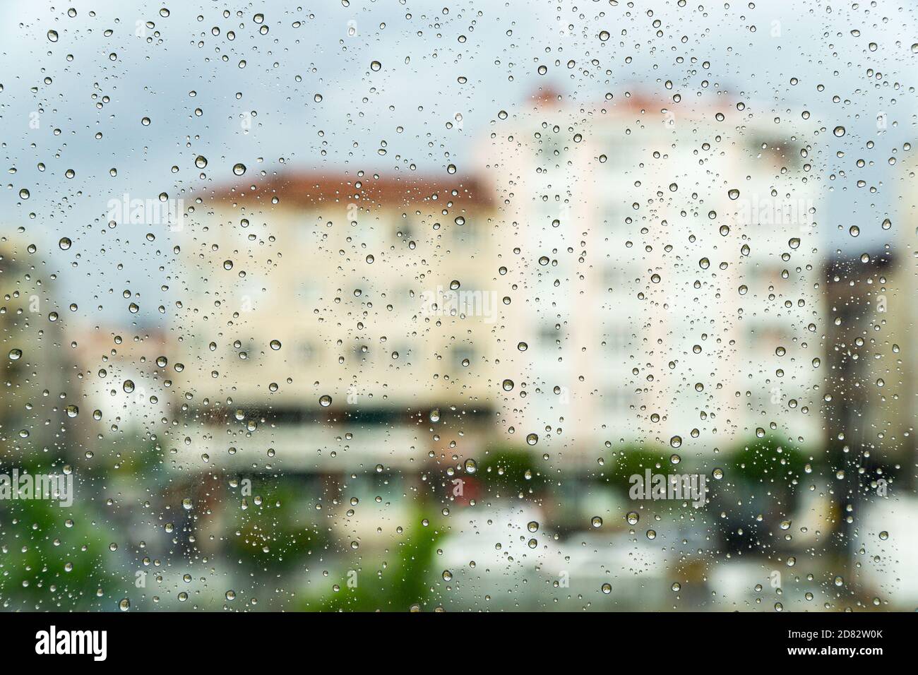 Abstract Photo of Raindrops on Window Stock Photo - Alamy