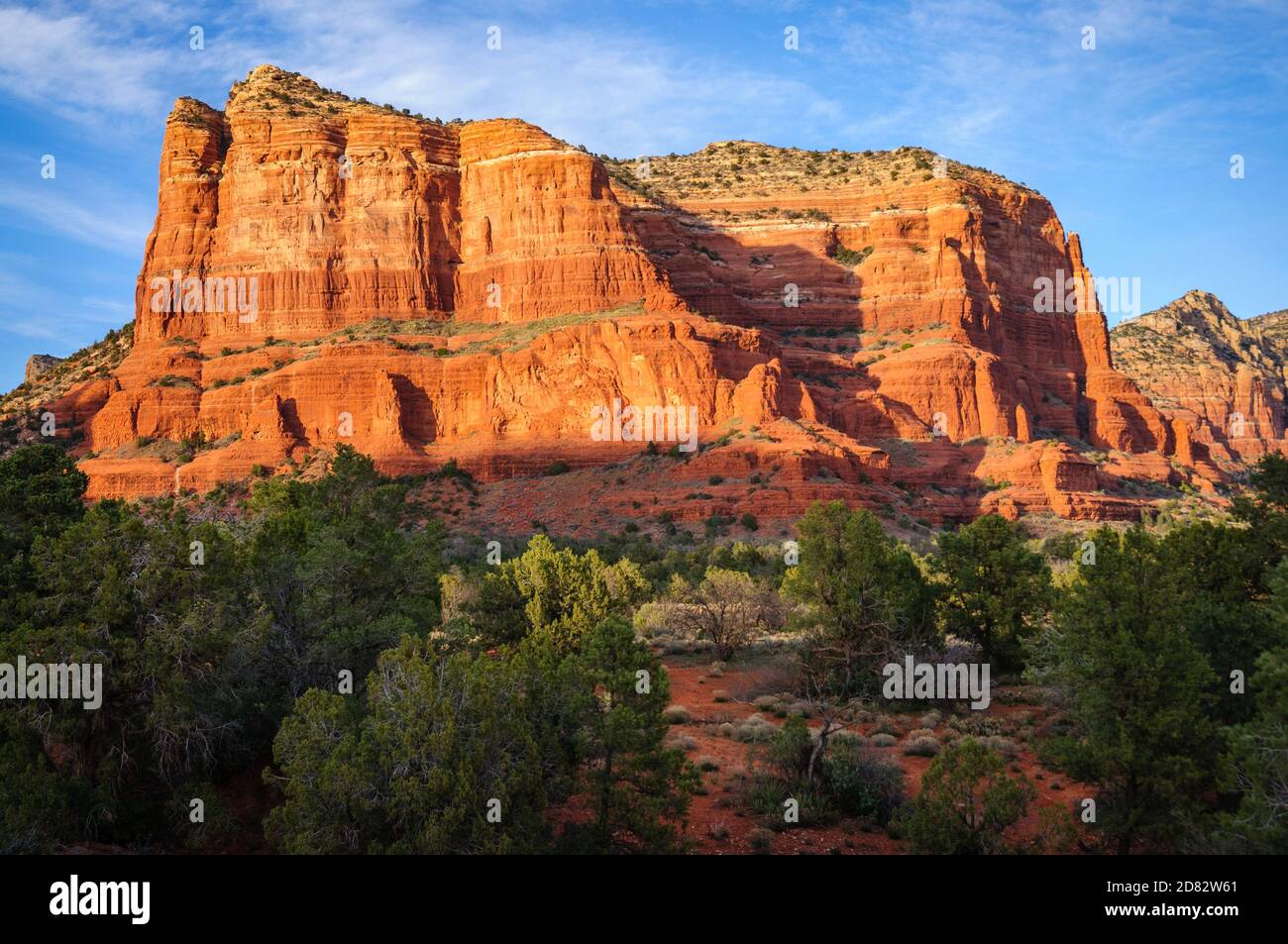 Landscape, Desert Buttes at Sedona, Arizona Stock Photo - Alamy