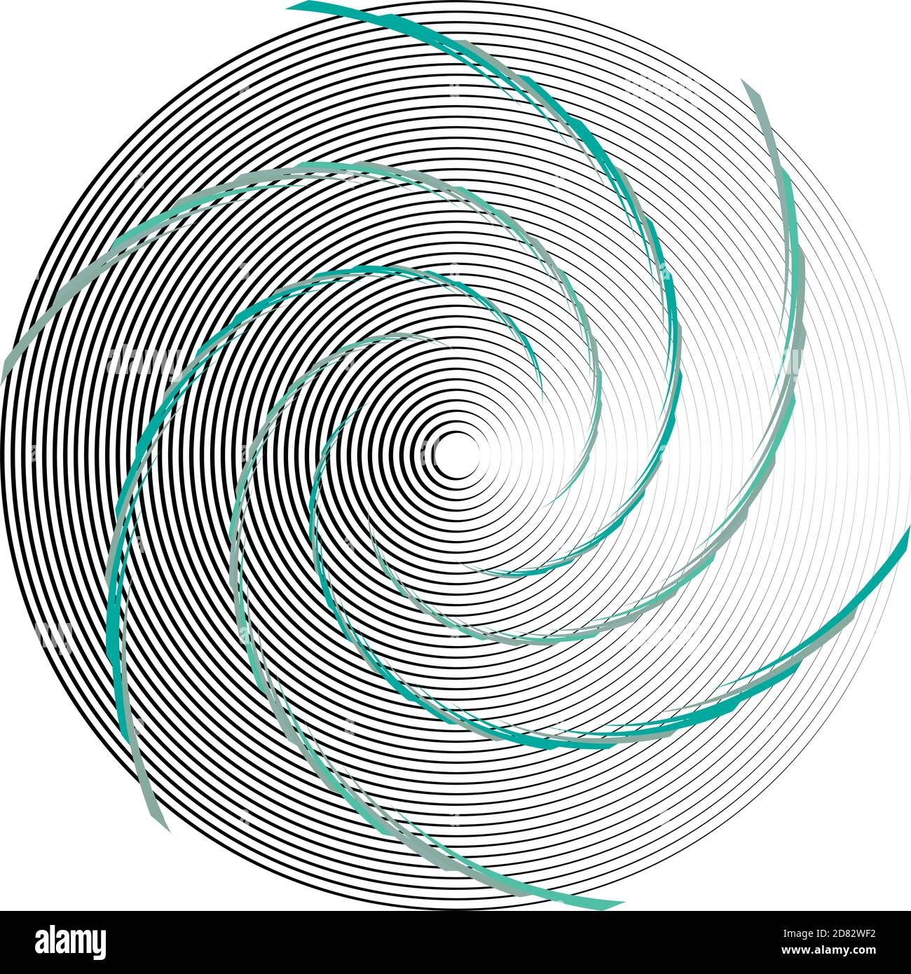 Overlaying abstract Spiral, Swirl, Twirl vector. Volute, helix ...