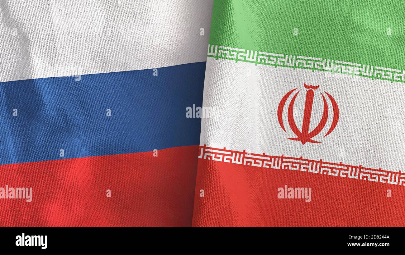 Russia flags and iran flags hi-res stock photography and images - Alamy