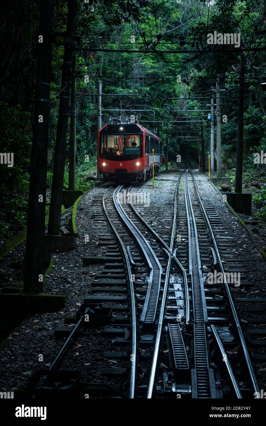 Trem cristo redentor hi-res stock photography and images - Alamy