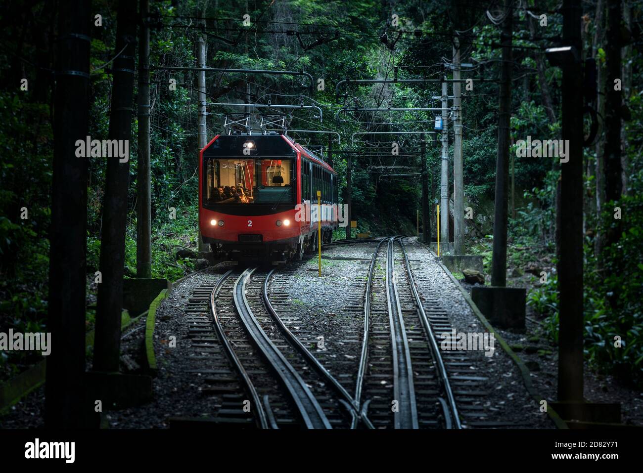 Trem cristo redentor hi-res stock photography and images - Alamy