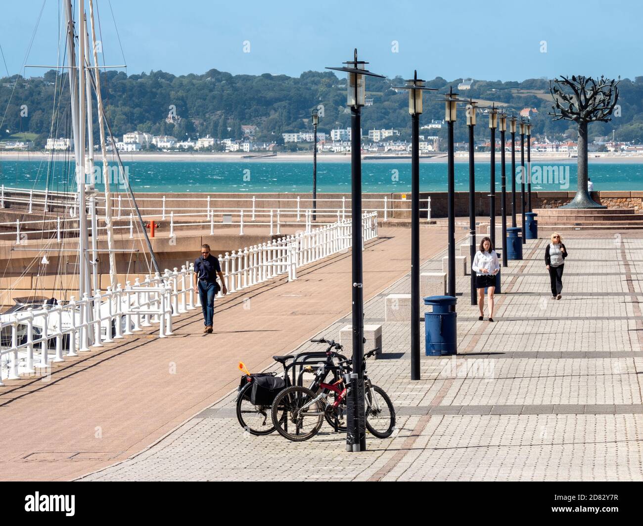 St Helier Waterfront, Jersey, Channel Islands, UK Stock Photo - Alamy