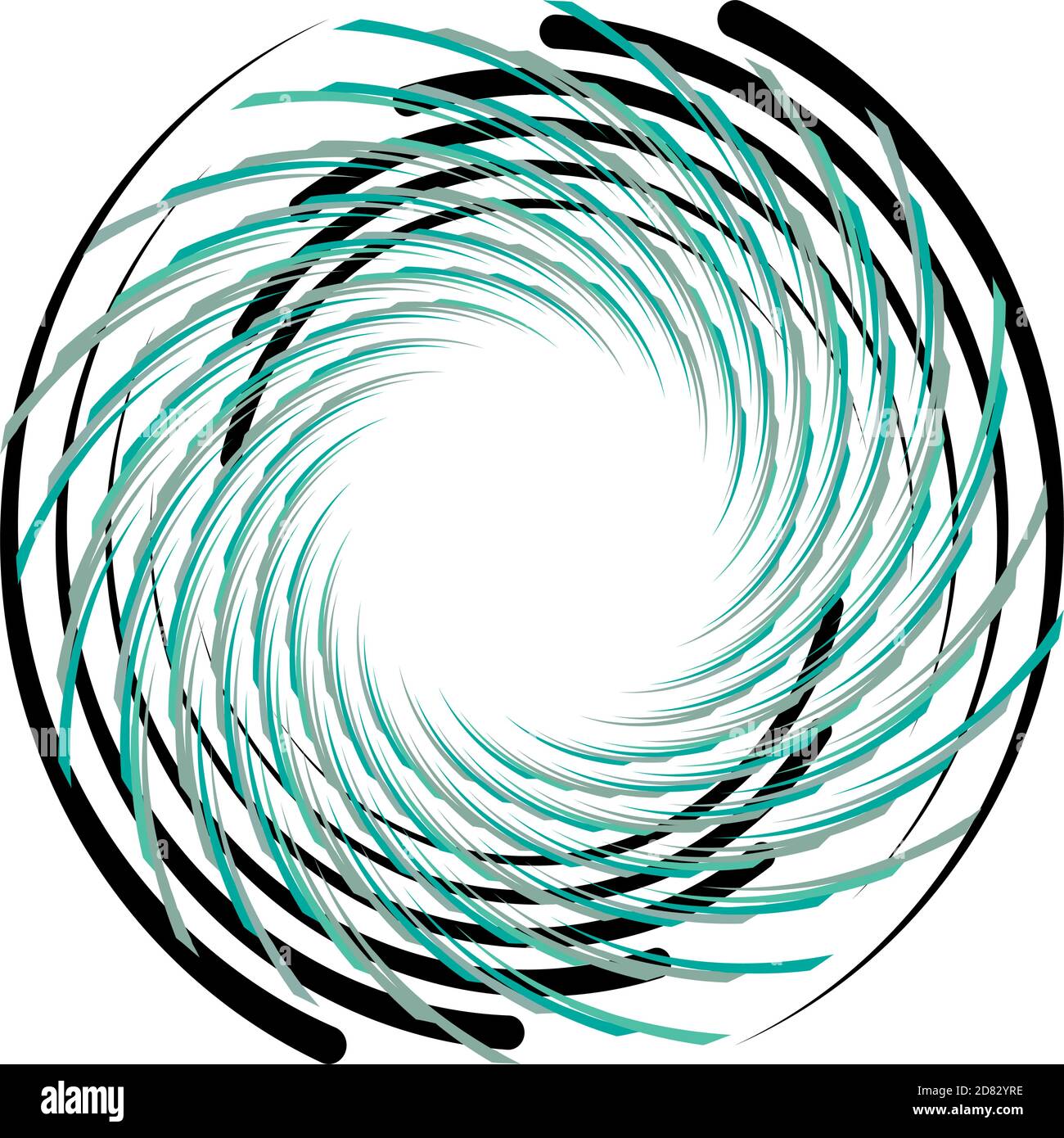 Overlaying abstract Spiral, Swirl, Twirl vector. Volute, helix ...