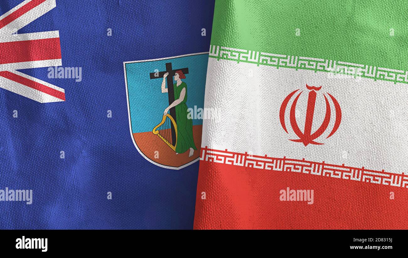 Iran montserrat flag hi-res stock photography and images - Alamy