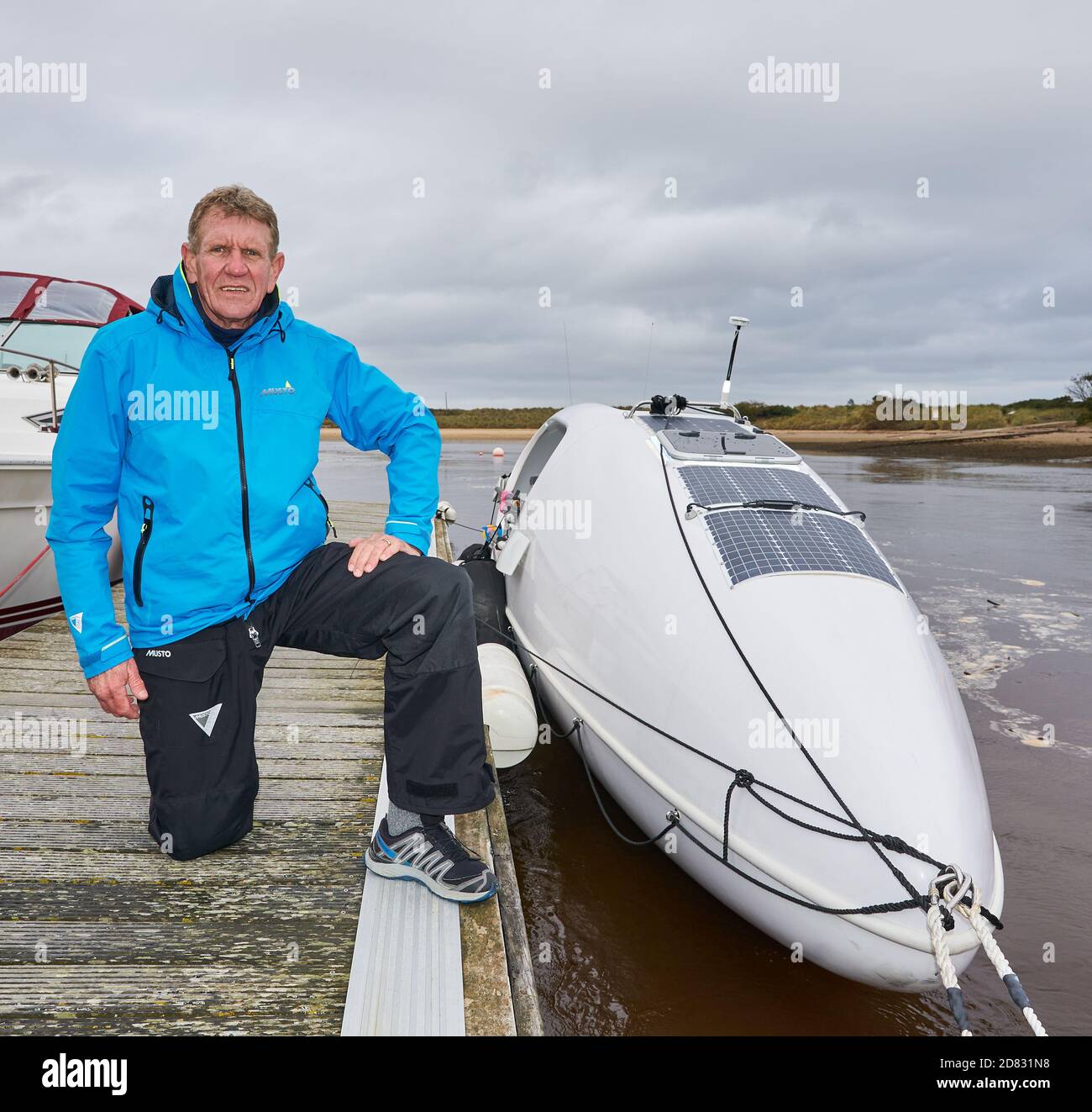 22 October 2020. Findhorn Marina, Finfdhorn, Moray, Scotland, UK. This ...