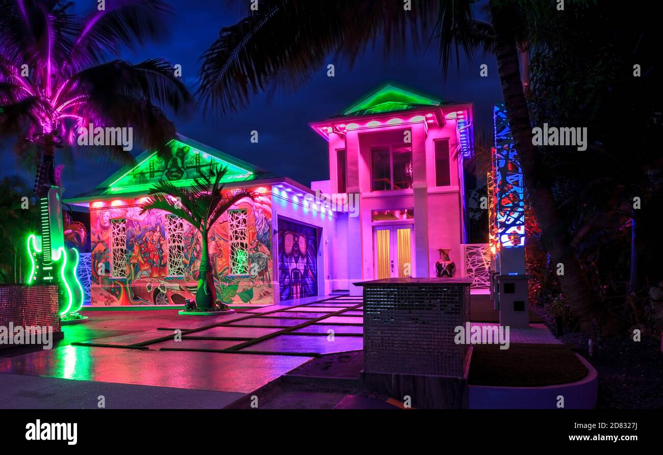 Naples Florida Pink House