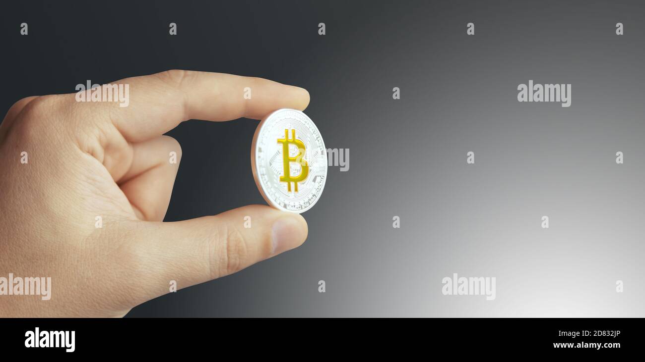 Cryptocurrency concept. Trends in bitcoin exchange rates. Rise and fall ...